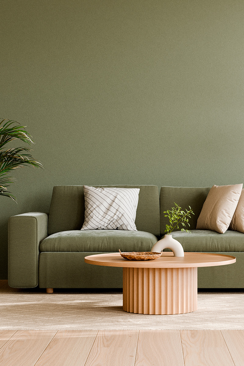 El color caqui en la decoración del hogar - Indomio News